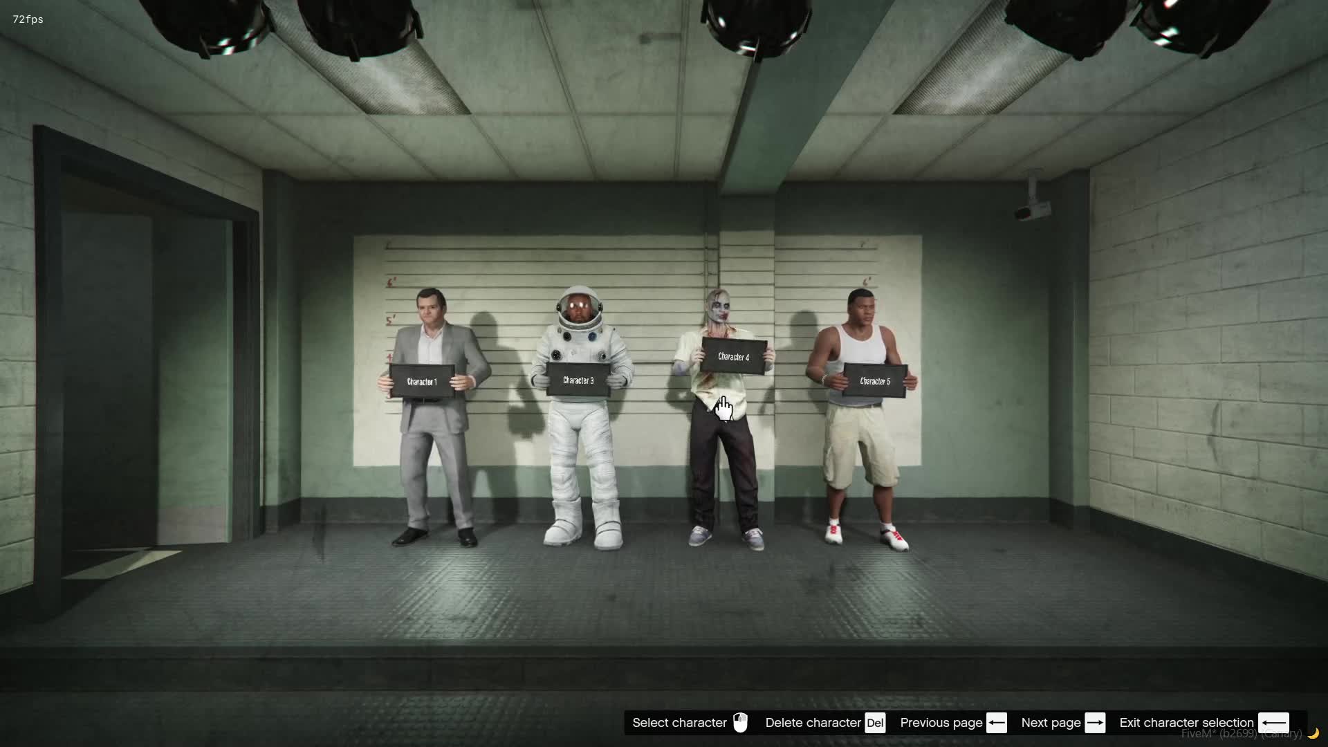 Watch Fivepunch's character selection example | Streamable