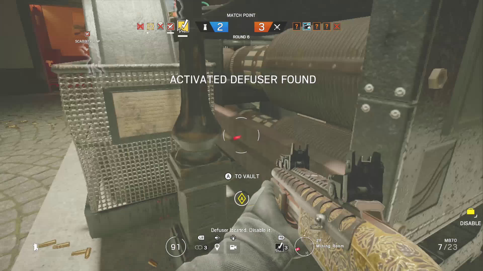 My first Ninja defuse