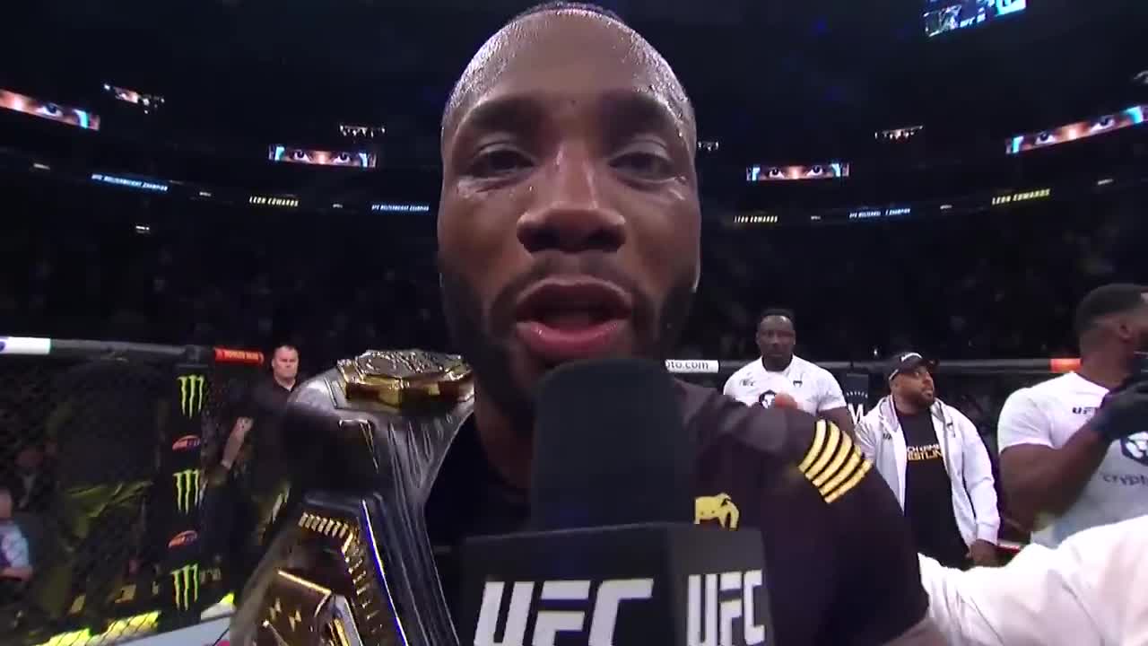 Leon Edwards Octagon Interview | UFC 278
