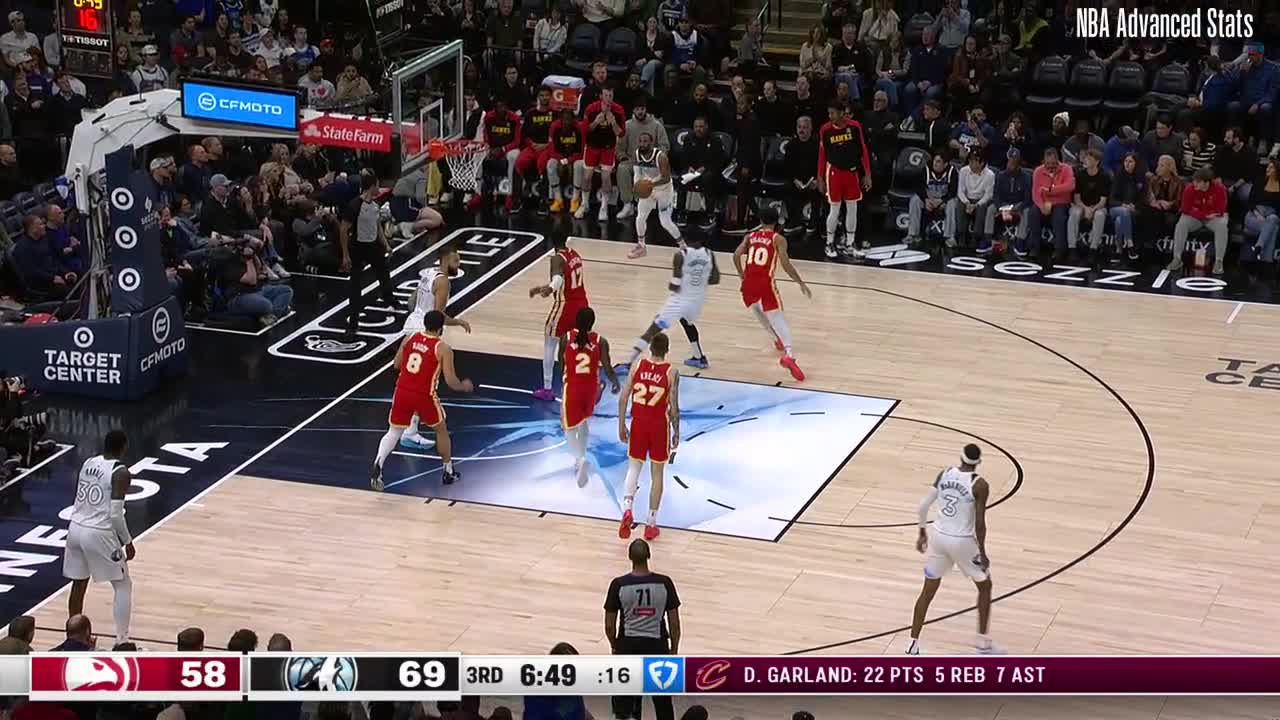 Watch Gobert grabs off reb, draws foul | Streamable