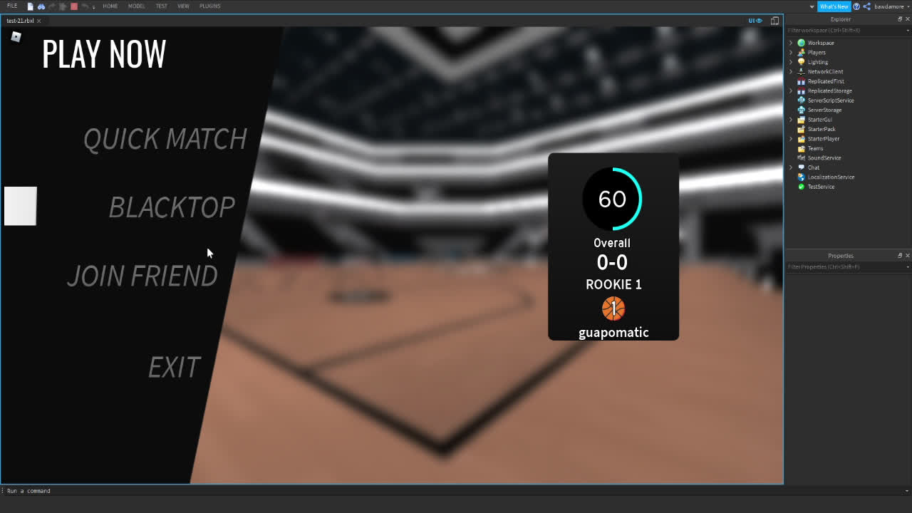 Ballers Legacy Menu Showcase