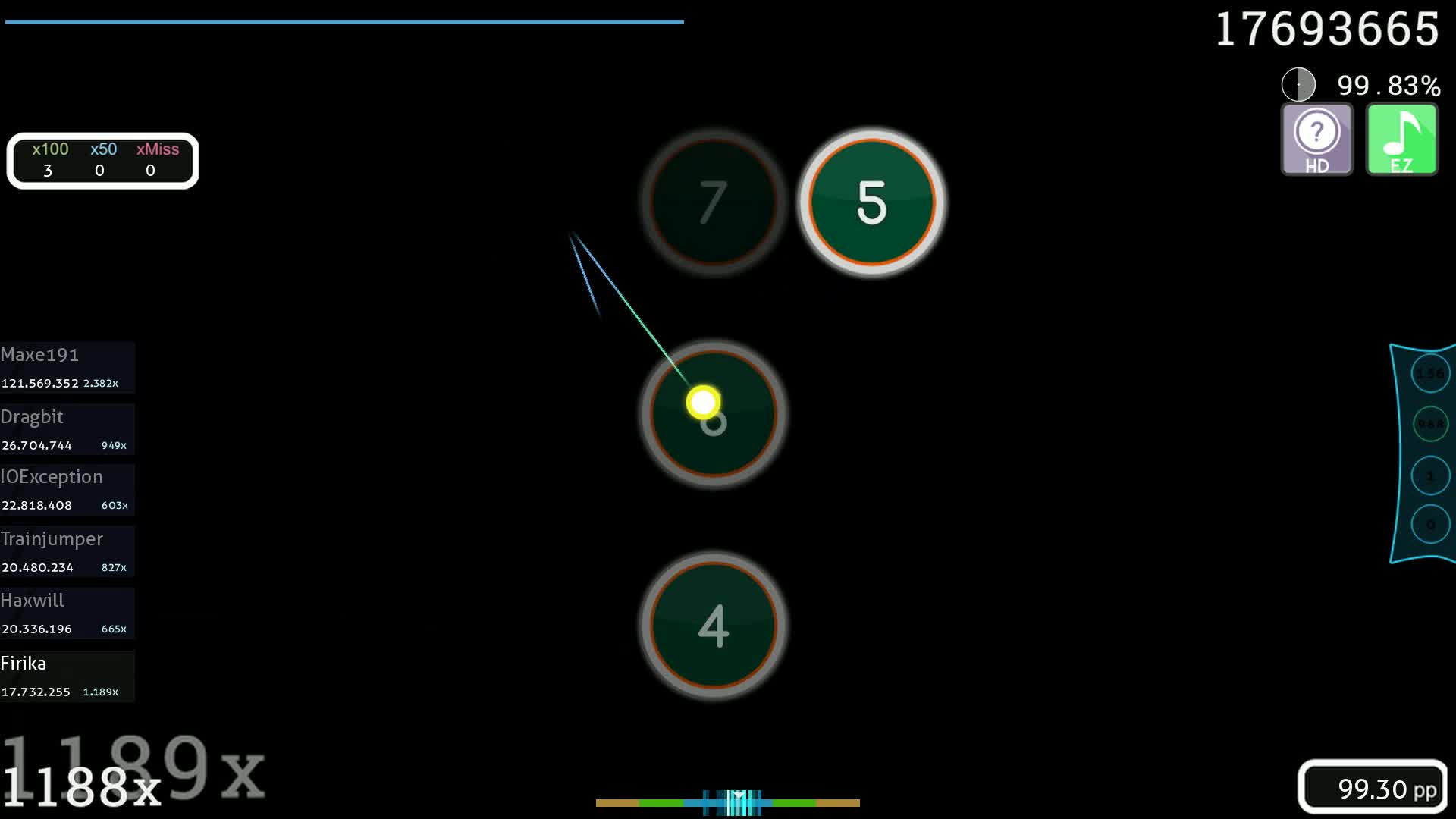 Firika | Shibayan feat. yana - Fall in the Dark [Extra Stage] +HDEZ (98 ...