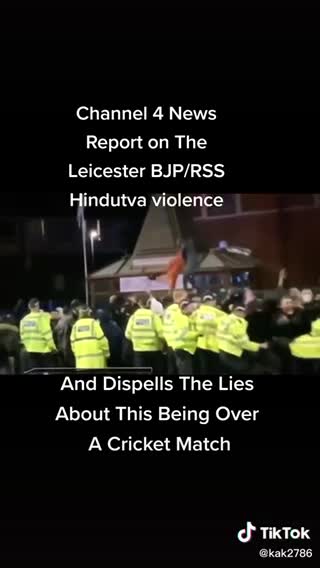 Reports on Leicester unrest