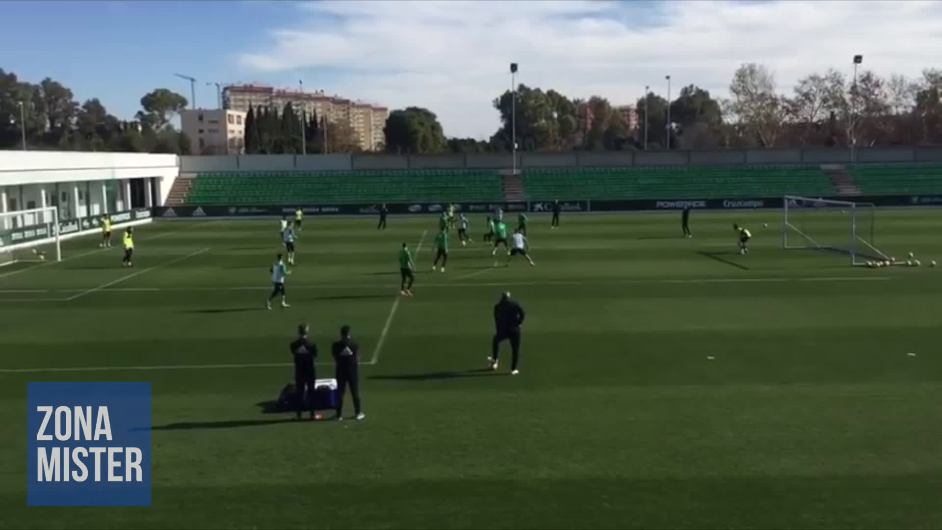 Ejercicio Partido Reducido 7c7 doble area (RBB - Quique Setién)