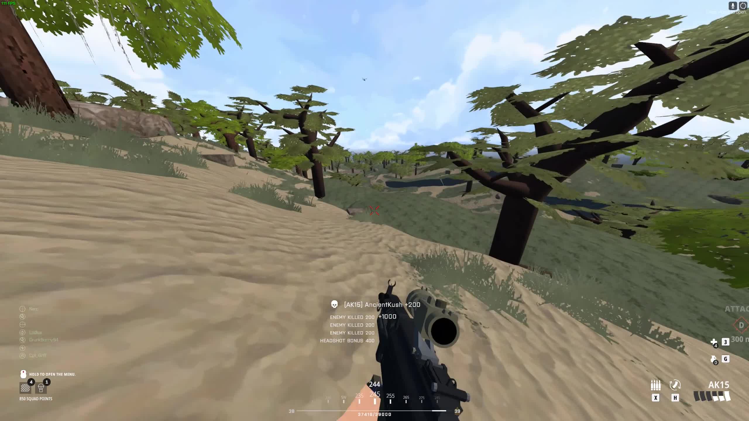 Vectors OP, meanwhile the AK15