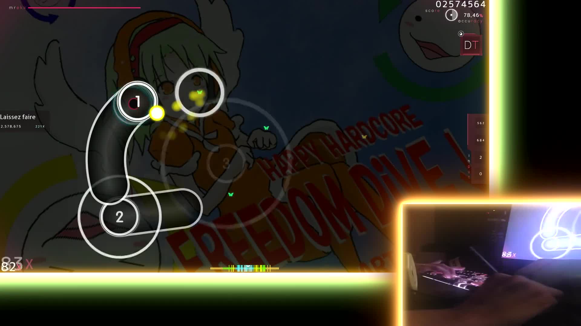 Watch HANDCAM 🎥 xi - FREEDOM DiVE [FOUR DIMENSIONS] FIRST DT PASS | Streamable