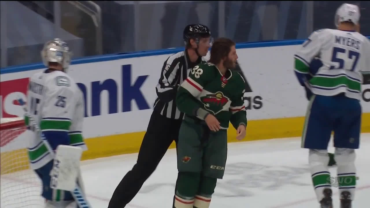 Hartman hit on Pettersson