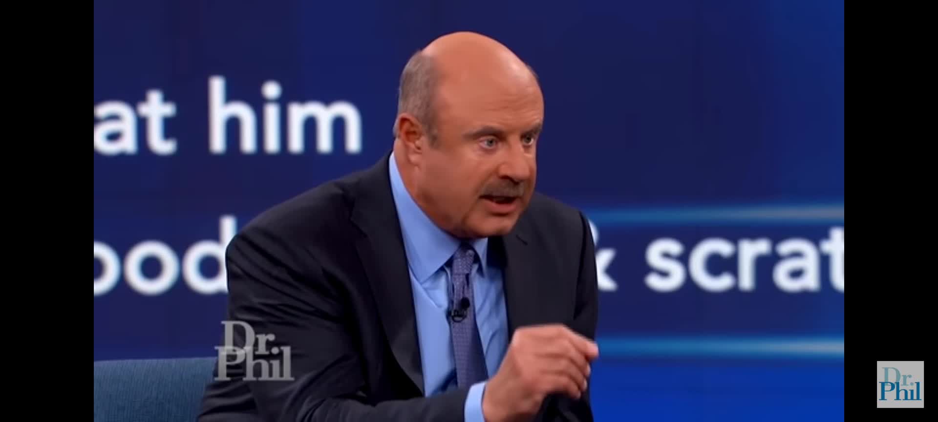 Dr. Phil tells abuse victim that he isn't allowed to defend himself ...