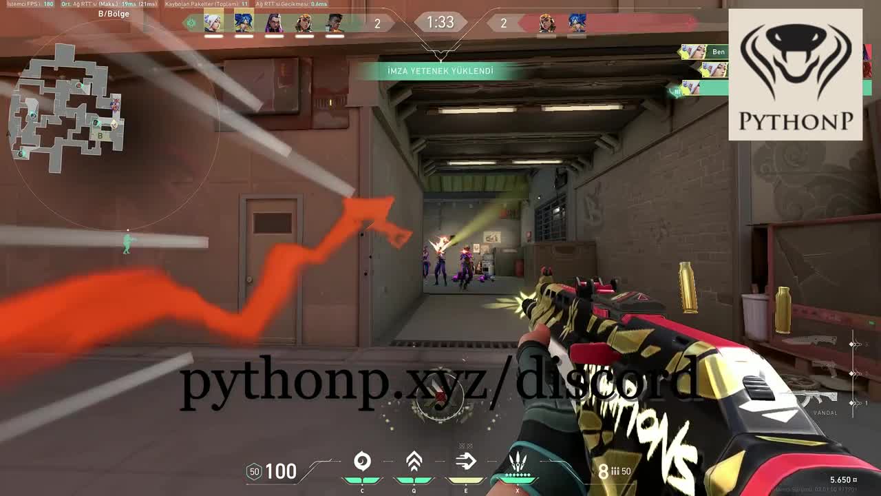 (There is a sound shift) 1 v 5 aimfight