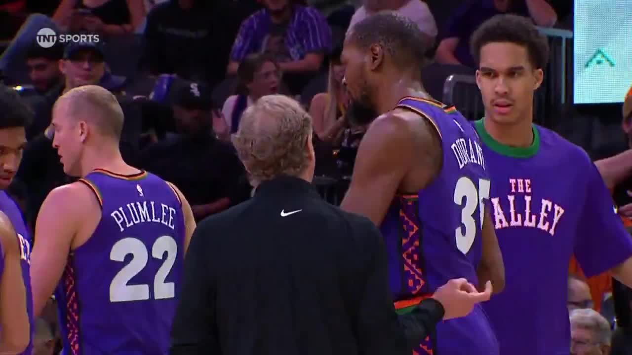Watch Hoop Central - Kevin Durant and Mike Budenholzer exchange words. 👀 | Streamable