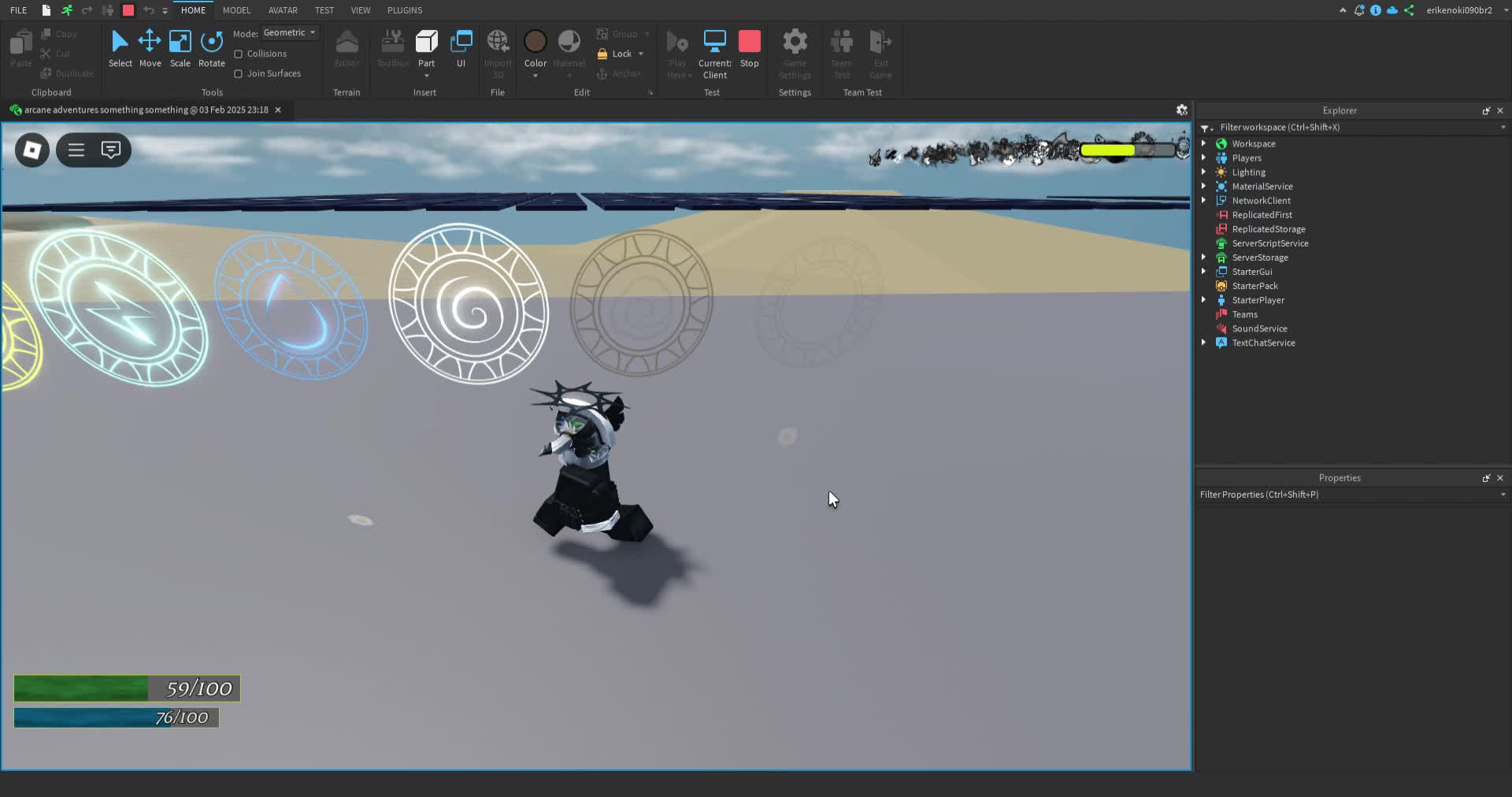 Watch arcane adventures something something - Roblox Studio 2025-02-03 ...