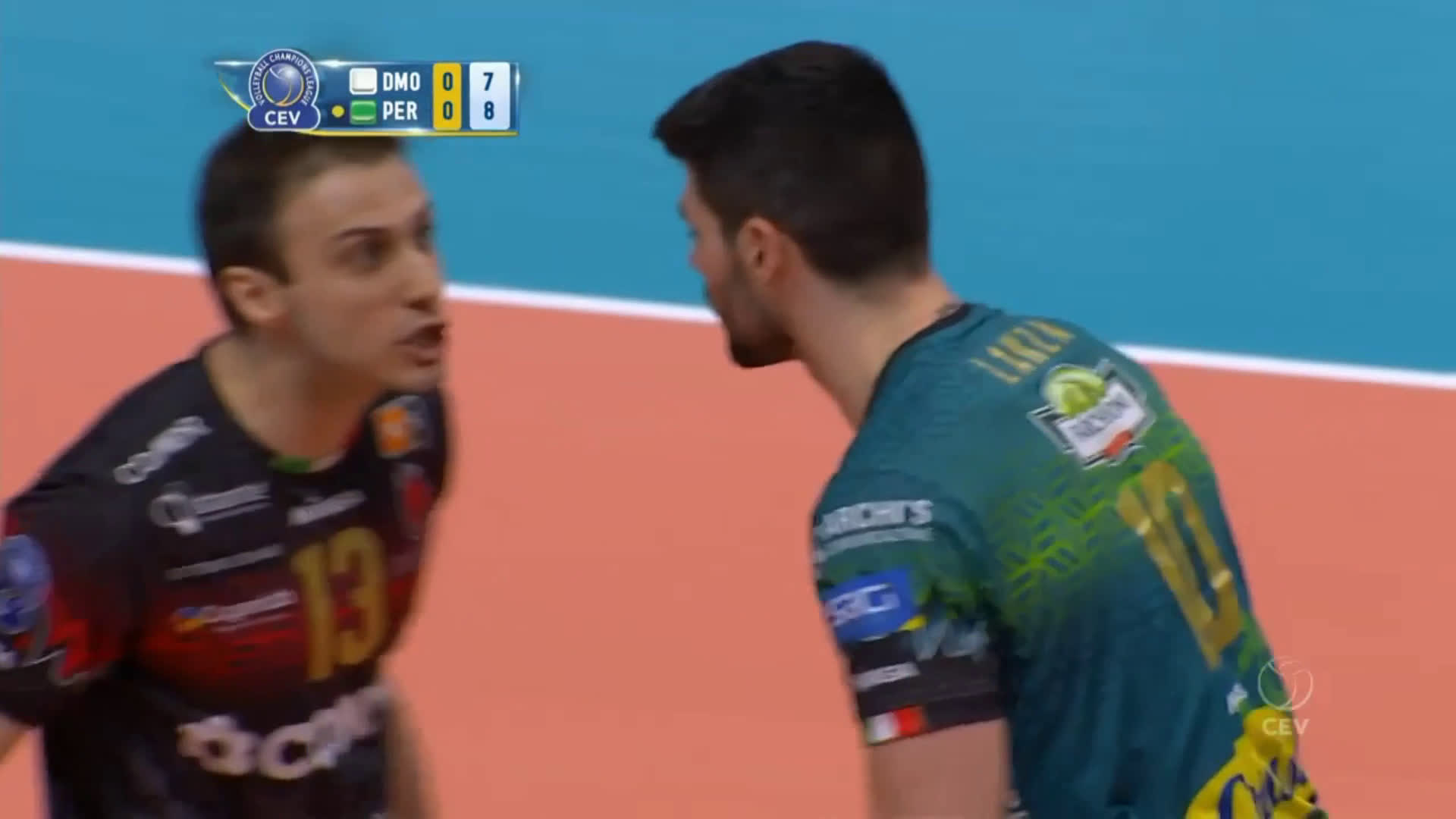 lanza hitting through the middle