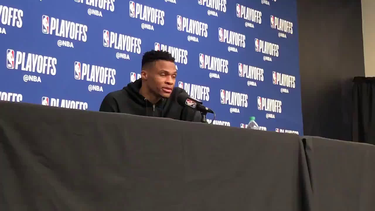 Watch Russell Westbrook says, "Utah Fans are Disrespectful" | Streamable