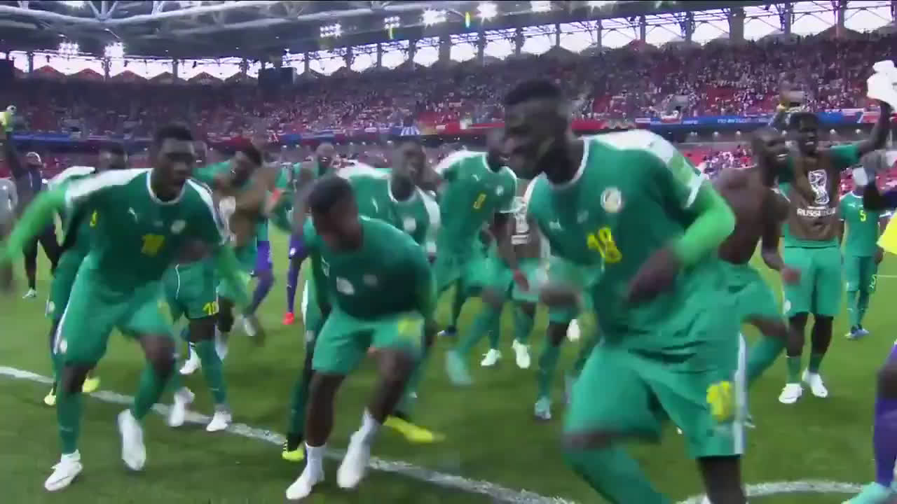 Senegal is pretty hype about that opening FIFA World Cup win.
