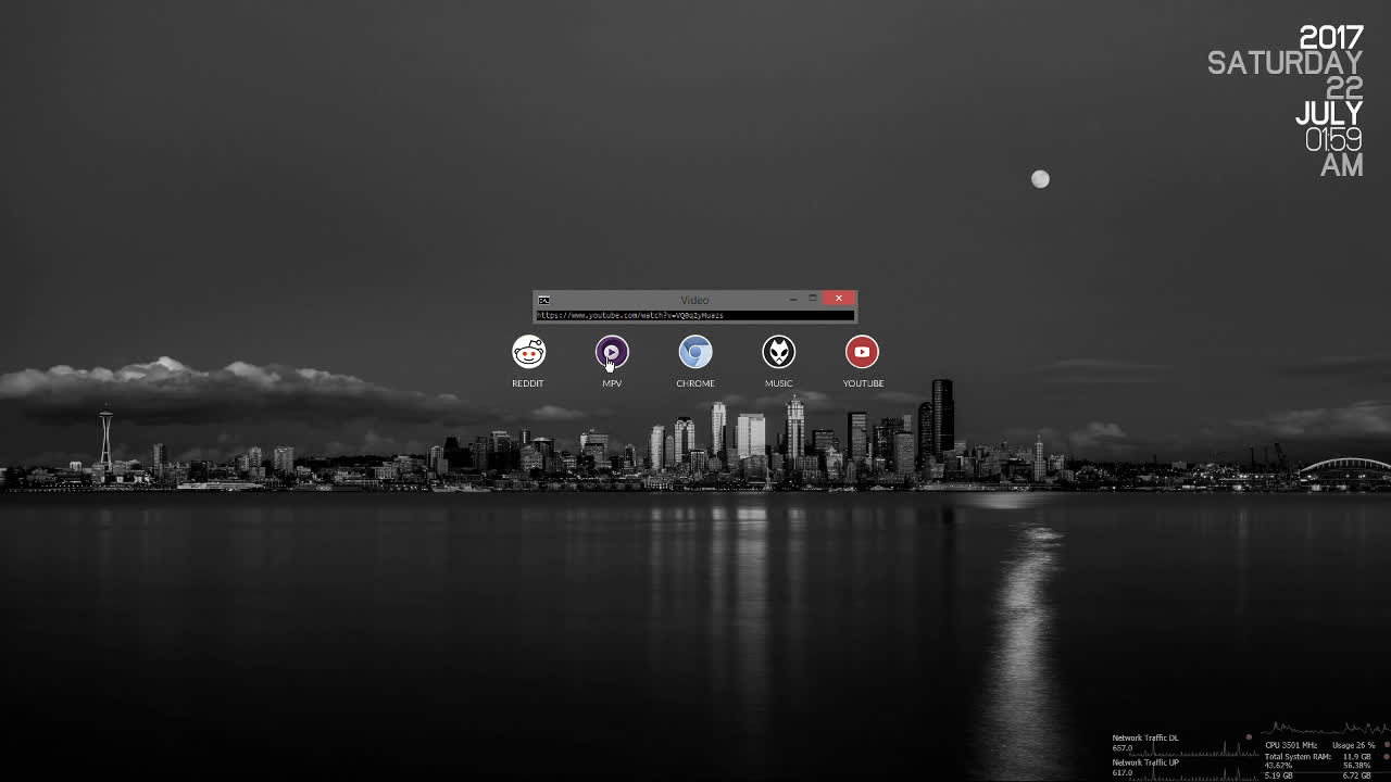 Simplistic Rainmeter