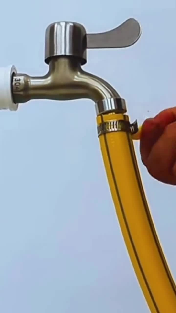 Watch Cross-border hot selling 40pcs boxed plastic handle stainless steel clamp gas pipe ...