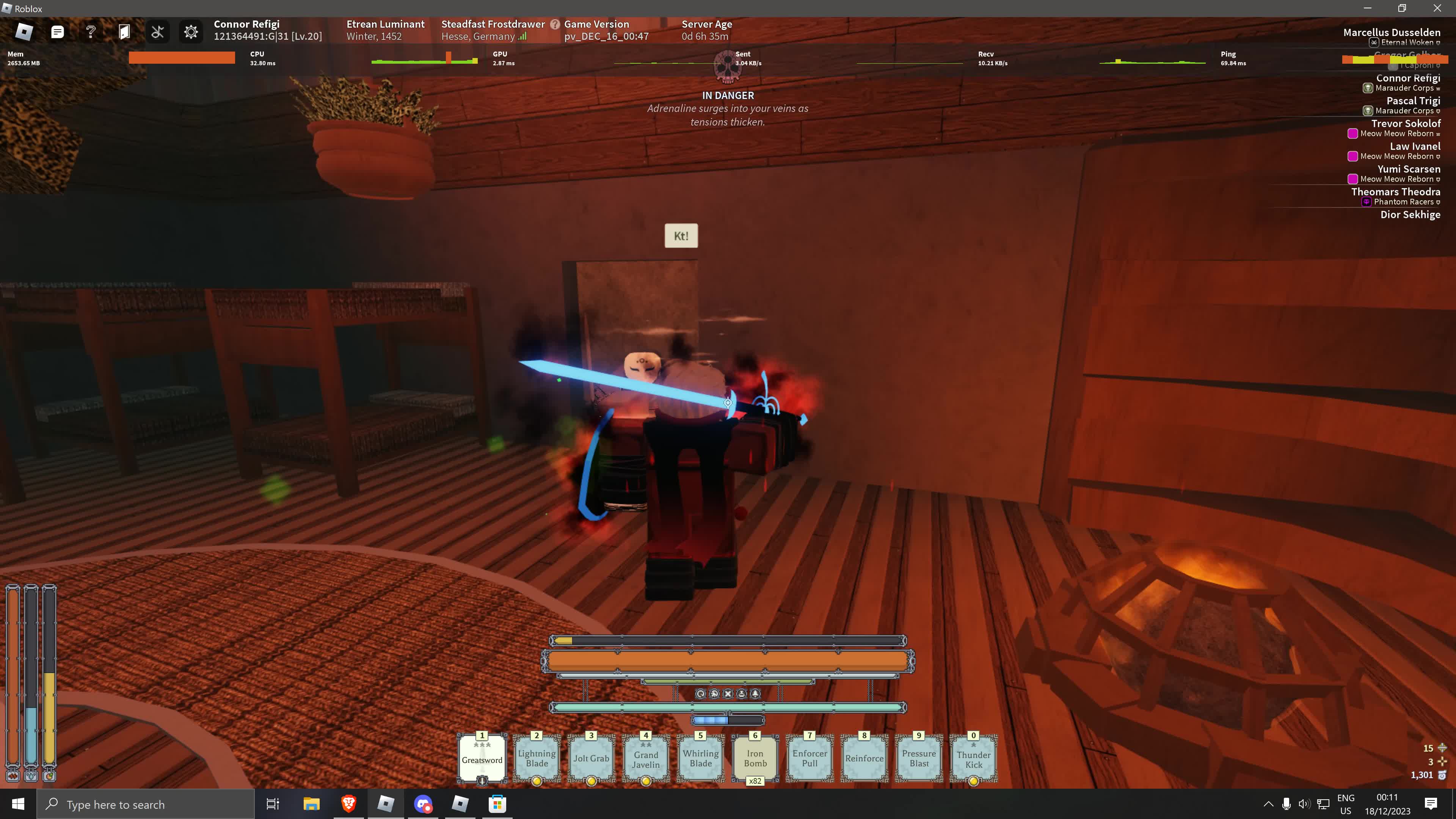 electrified with surge path