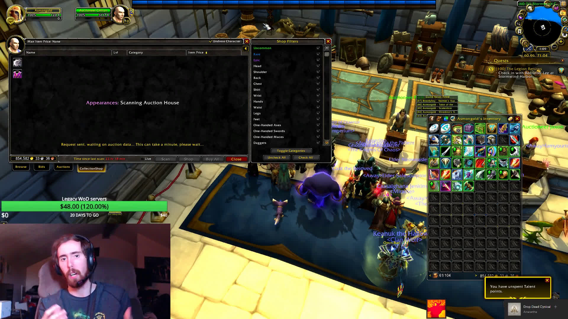 Why Asmongold always keeps his headset on.