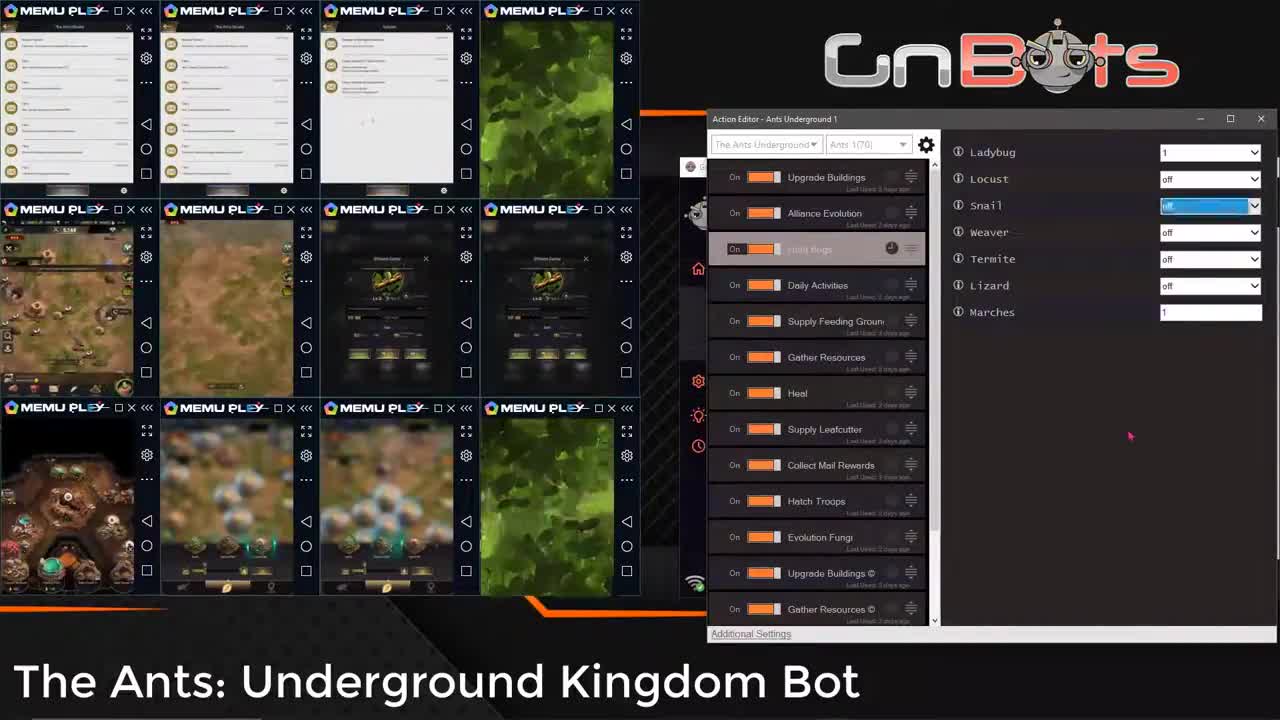 The Ants: Underground Kingdom Bot - Auto Farm on UNLIMITED Accounts!