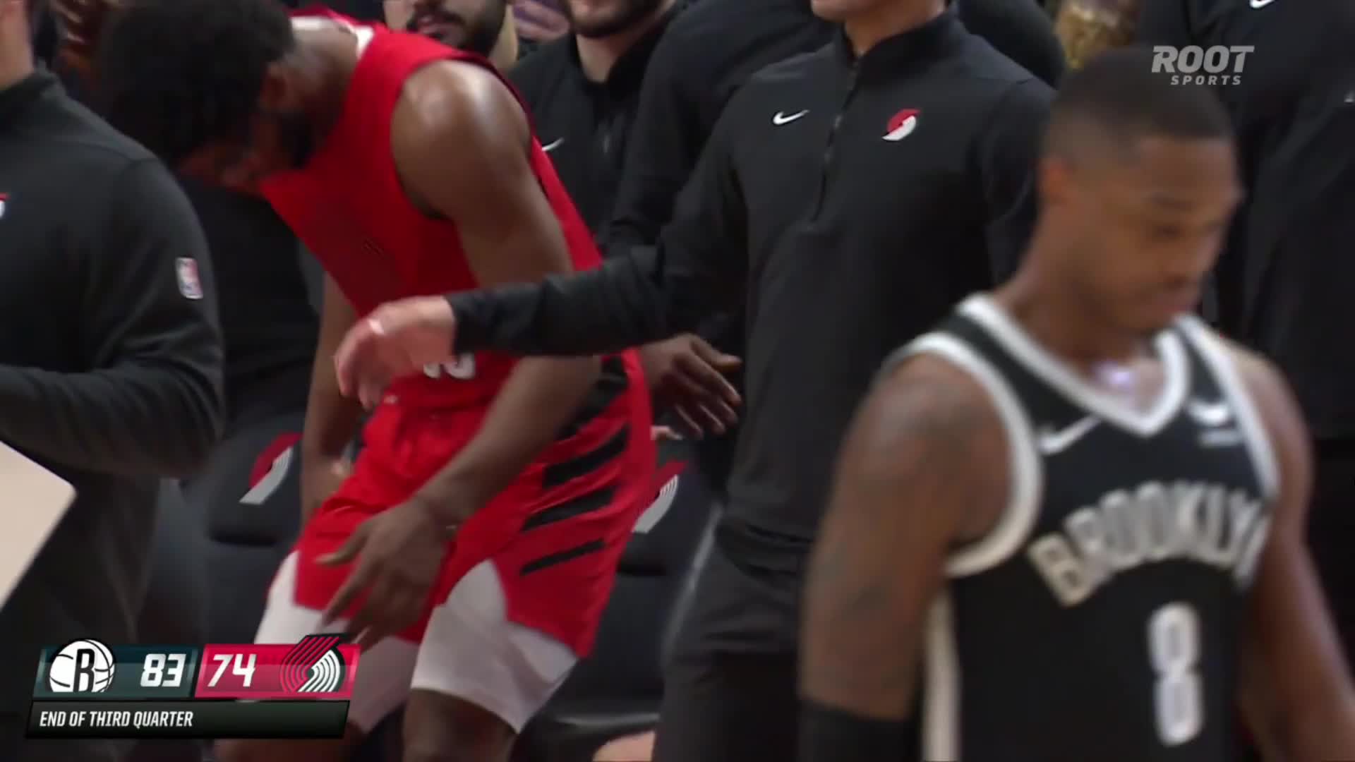 Watch Brogdon beats the 3rd quarter buzzer with the layup | Streamable