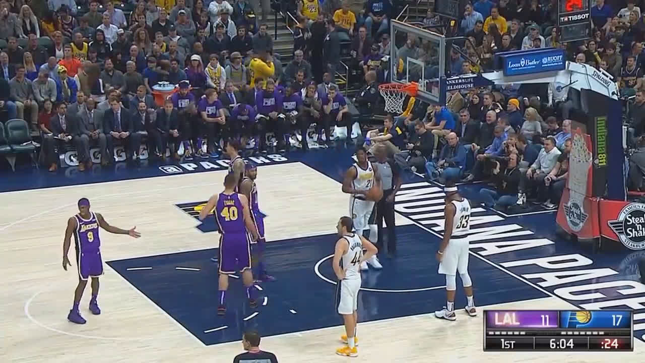 Watch Pacers fans chant "Lebron's gonna trade you" as BI shoots free ...