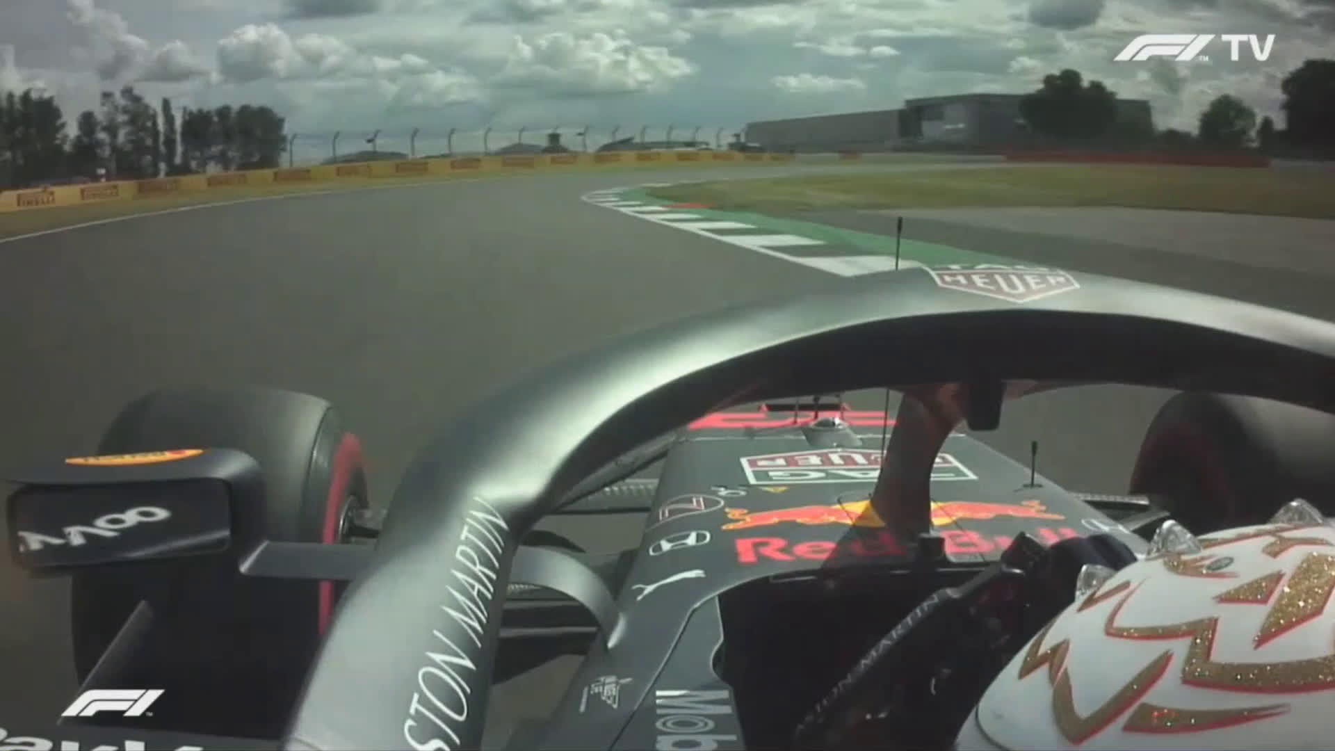 F1 British GP | Verstappen Last Laps w/ overtake over Bottas | OnBoard ...