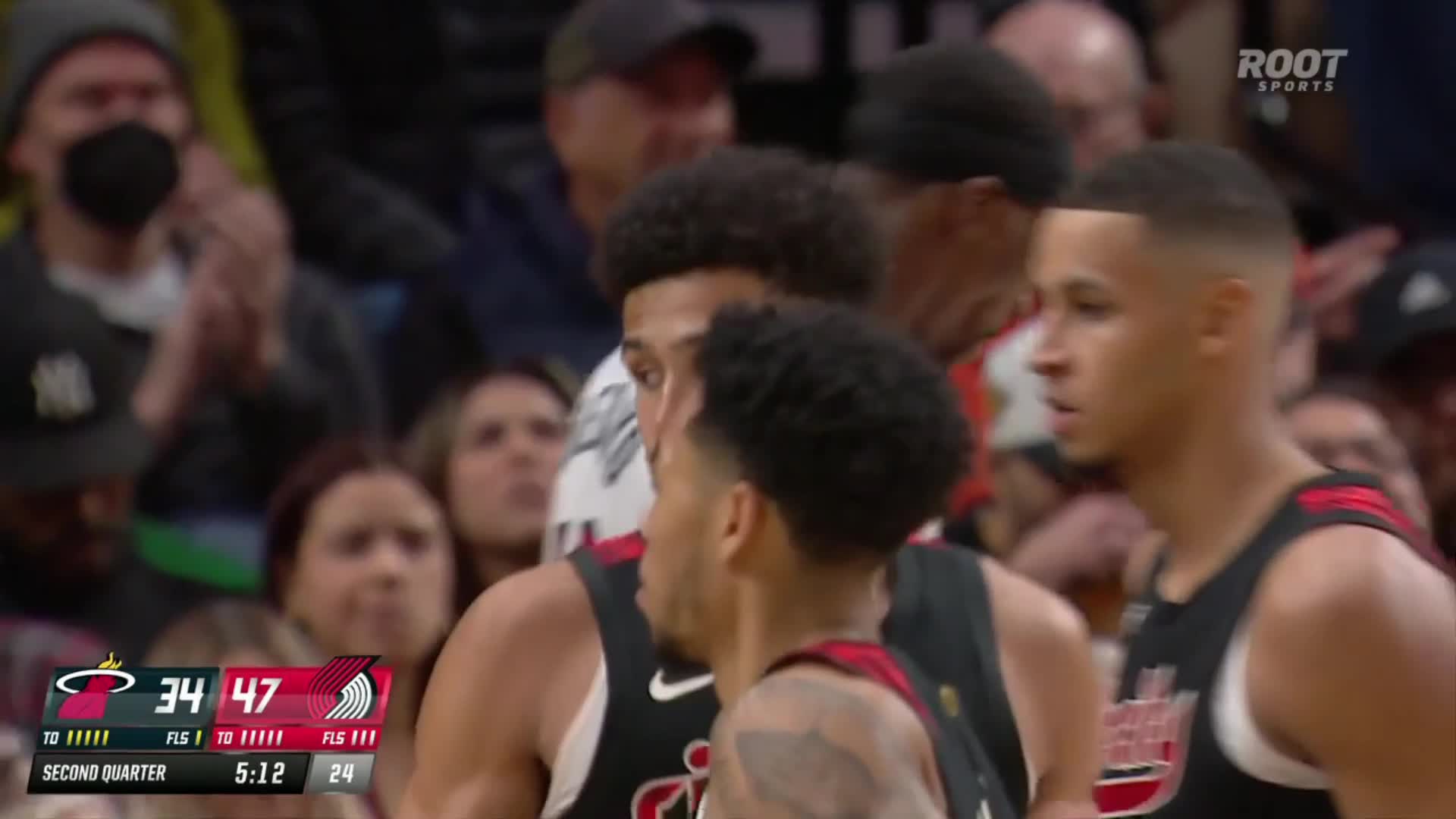 Watch Camara drives on Bam and contorts around him to finish the and-1 | Streamable