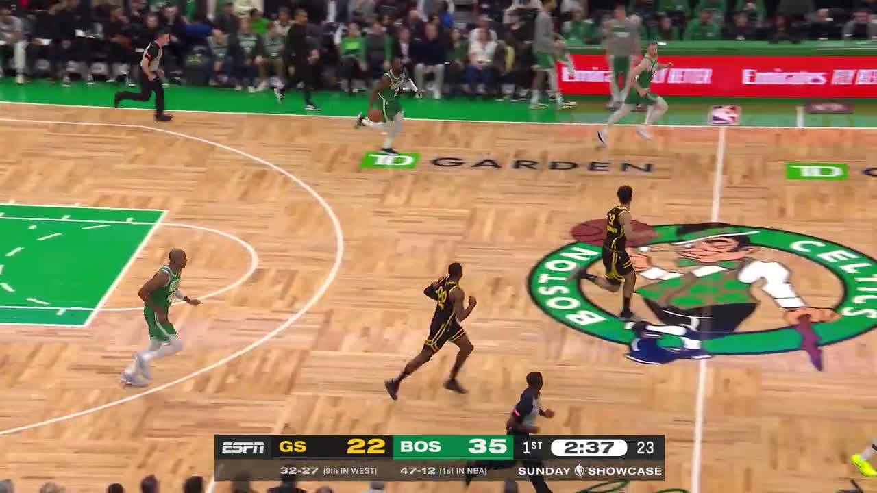 Watch The Celtics blow the game wide open with a 23-1 run against the ...