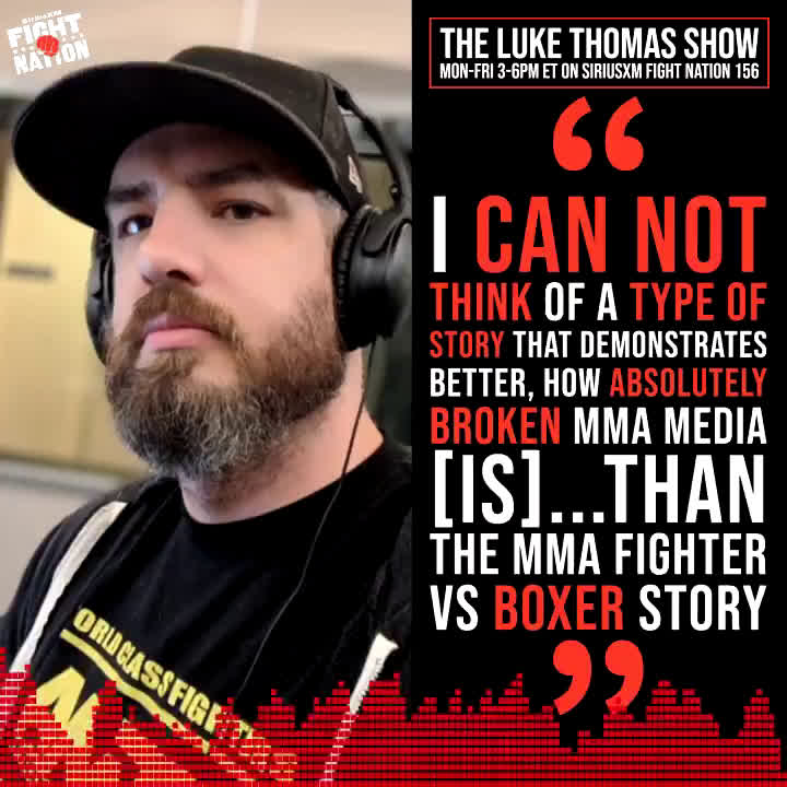 Luke Thomas doesn't like MMA fighters calling out boxers