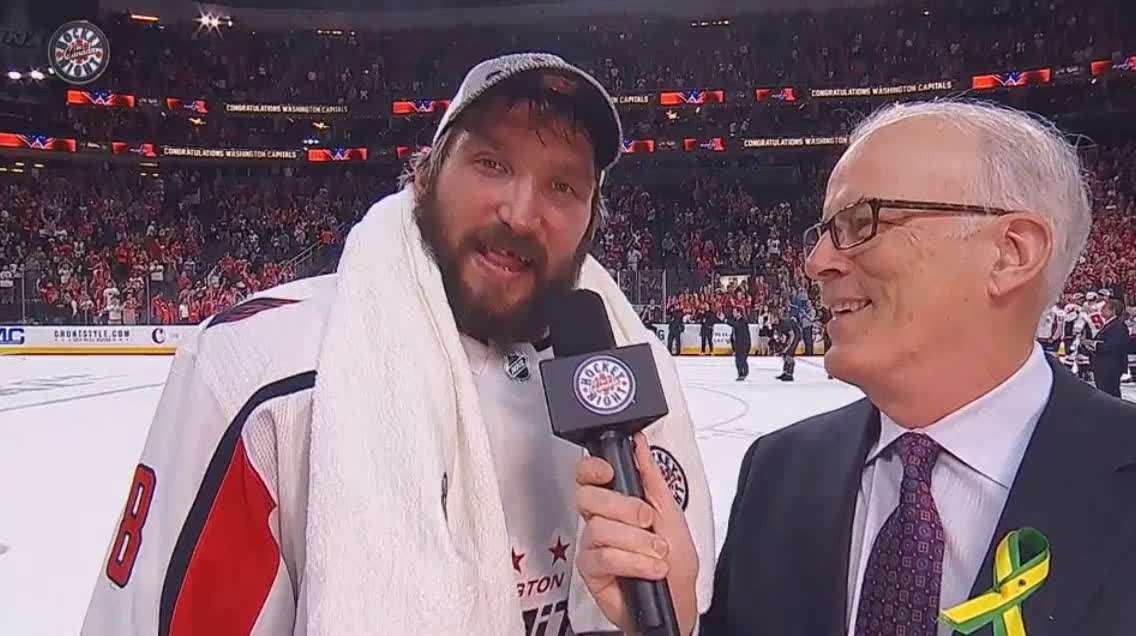 Ovi to all the Caps fans