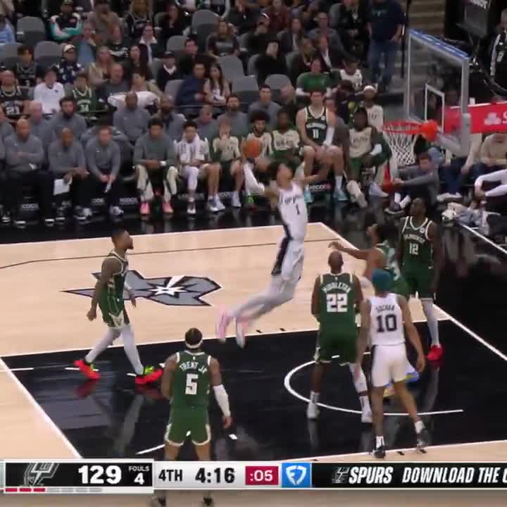 Watch San Antonio Spurs - THROW IT DOWN‼️ | Streamable