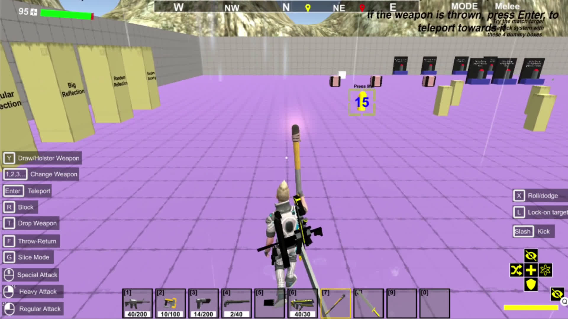 red resin on melee weapons