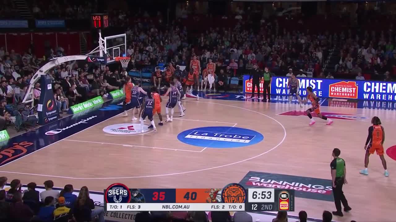 Watch Klintman misses three, attacks for foul and FT's vs Adelaide | Streamable