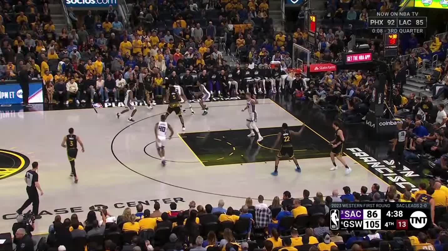 late 4q loon roll catch finds klay off wigg flare corner 3