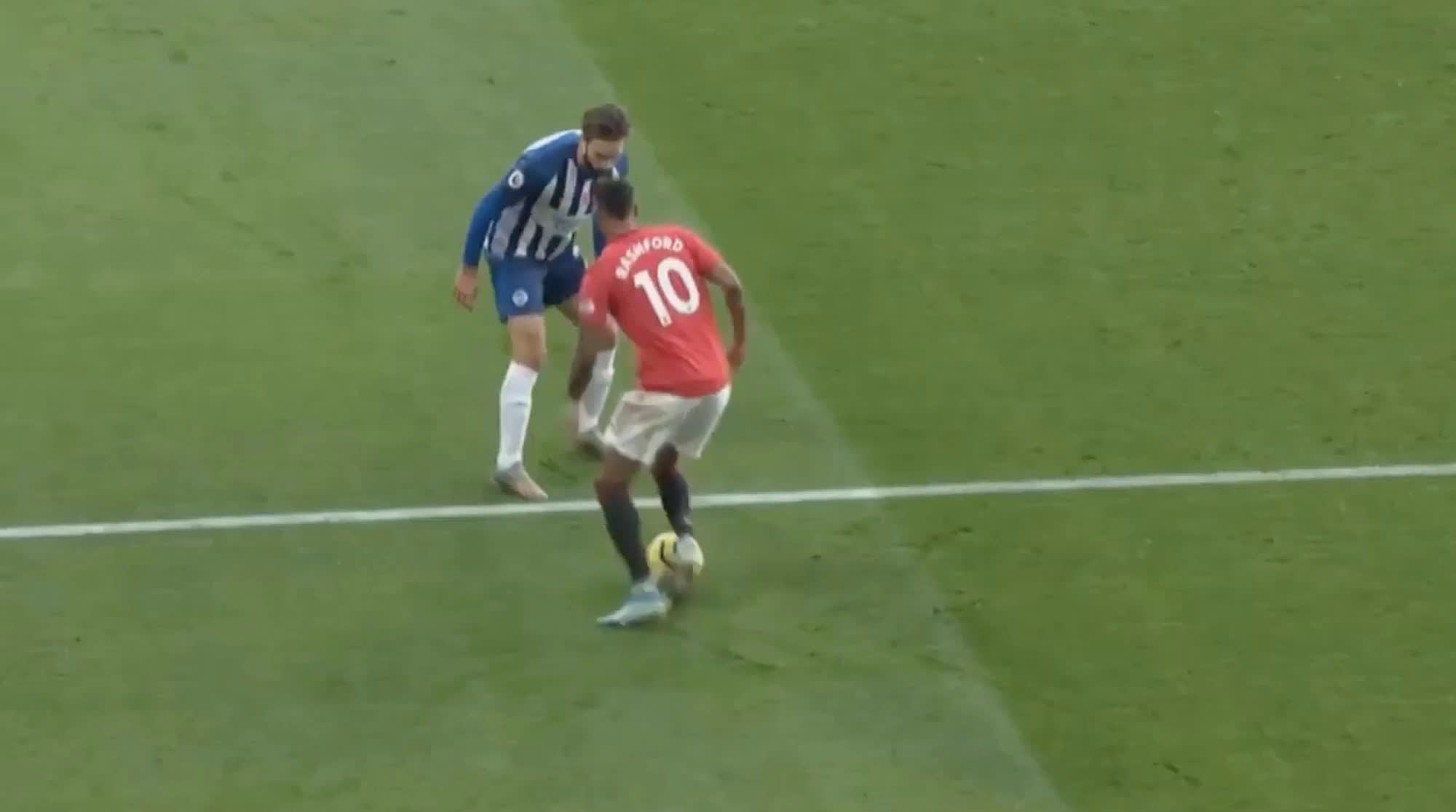 Rashford elastico nutmeg